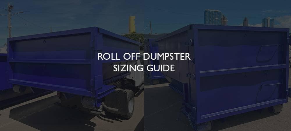 Guide to Roll-Off Dumpster Sizes 10-40 Yards | HIWASTE MFG